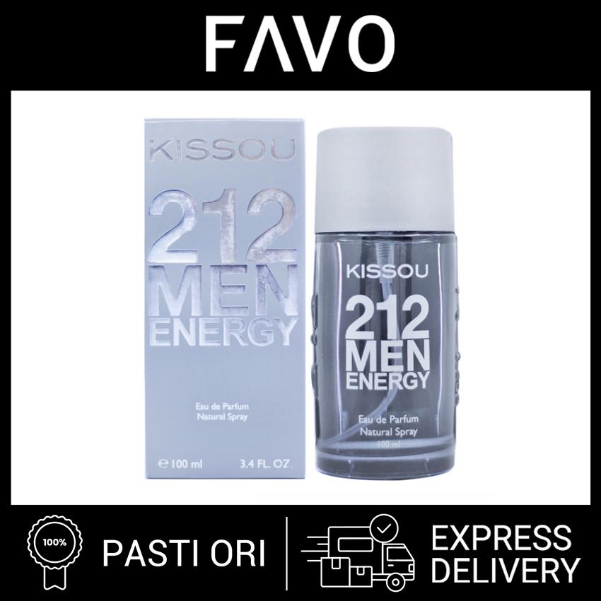 Promo Parfum Pria Kissou 212 Men Energy Eau De Parfum 100 Ml Diskon 38% ...