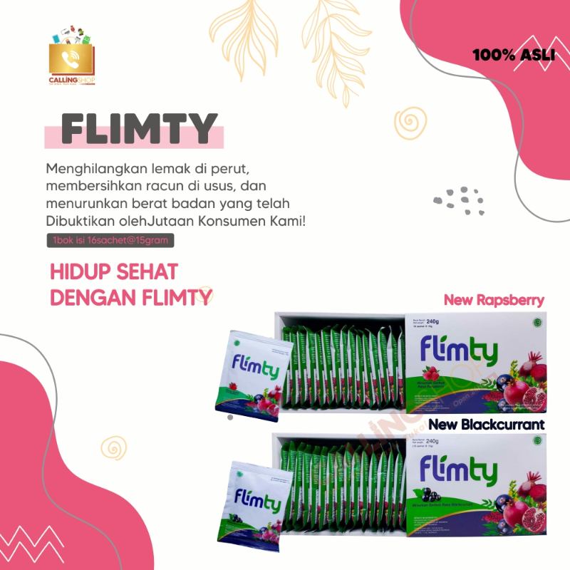Jual Flimty Minuman Kesehatan [1 Sachet] di Seller Callingshop ...