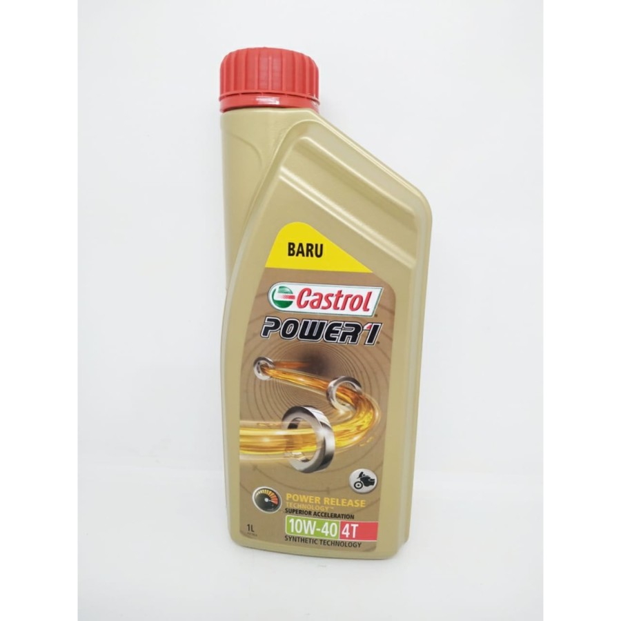Promo Castrol Power SAE 10W-40 4T Oli Mesin Motor [1 L] Diskon 2% di ...