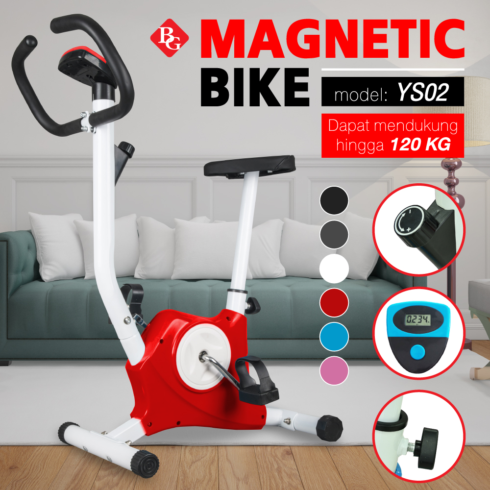 Promo BG SPORT SEPEDA STATIS EXERCISE BIKE SEPEDA FITNES MODEL YS-02 ...