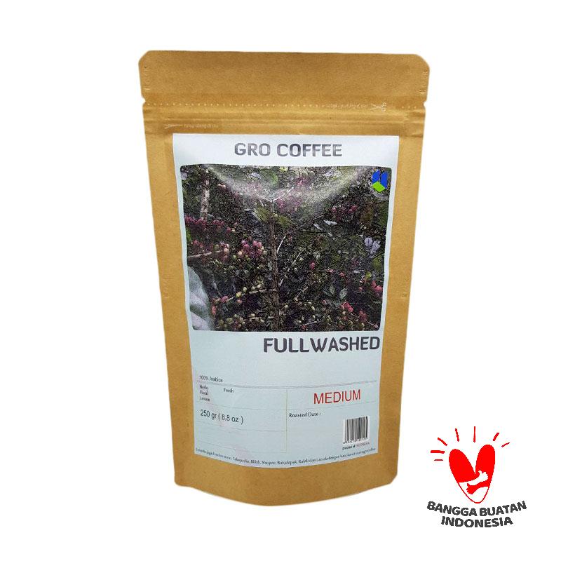 Jual Gro Coffee Arabica Gayo Full Wash Bean/Biji kopi [250 g] di Seller ...