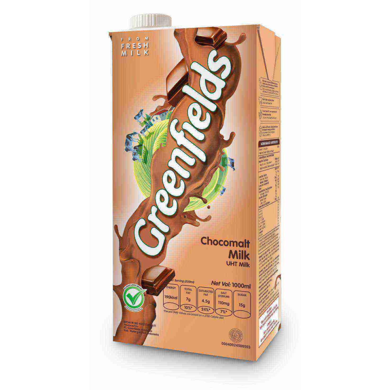 Jual Surabaya - Greenfields Chocomalt Minuman Susu [1000 Ml / 8993351129501] Di Seller ...