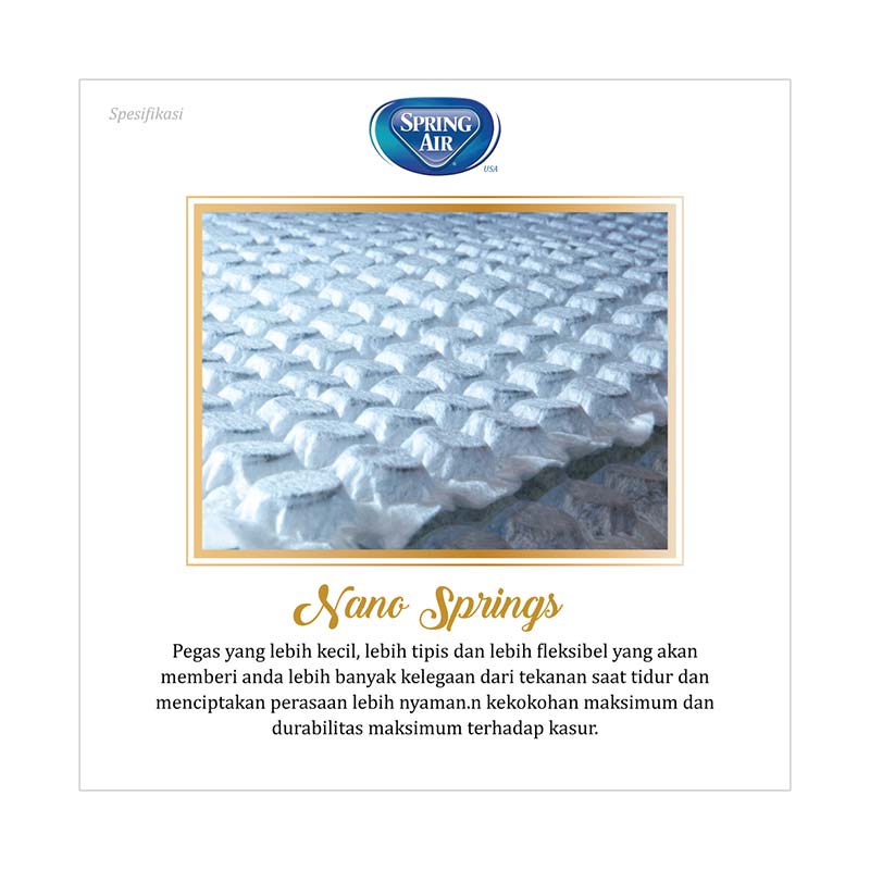Promo Spring Air Diamond Matras - 160 X 200 Putih Diskon 48% Di Seller ...