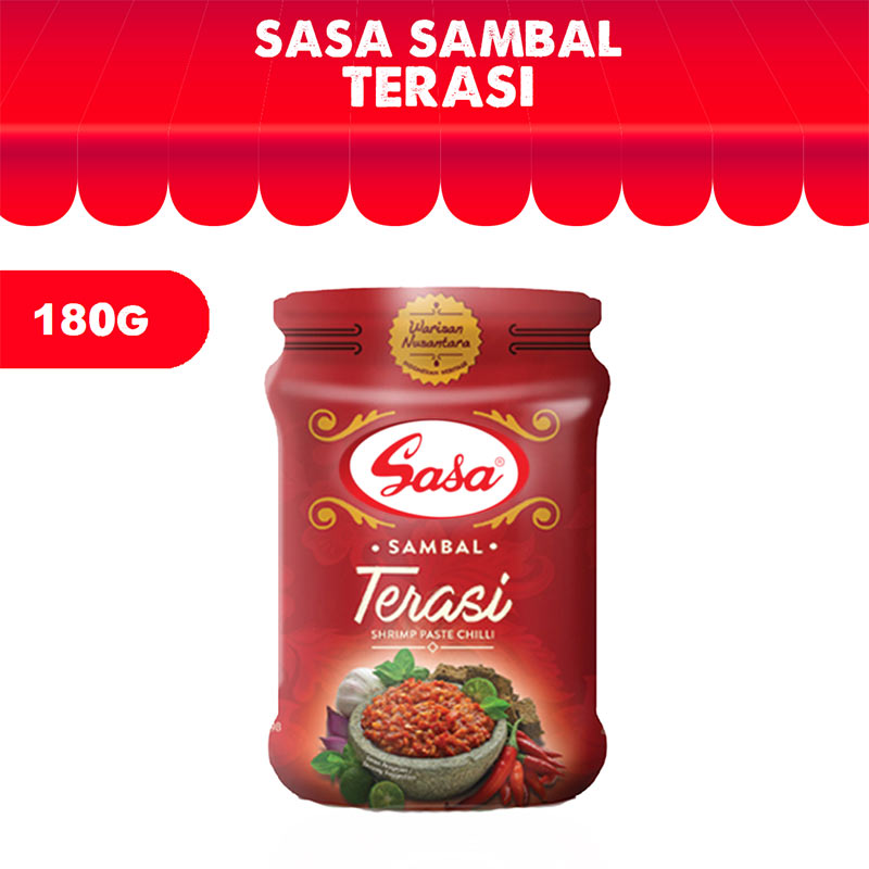 Promo SASA Sambal Terasi [180 g] Diskon 11% di Seller Sasa Mart ...