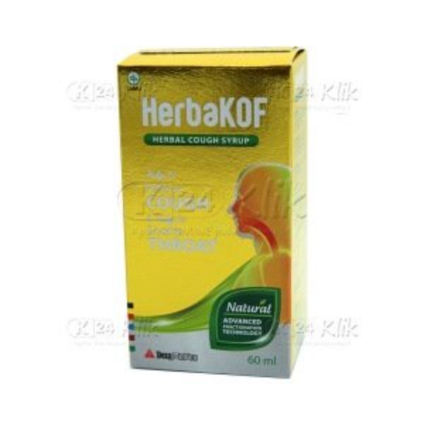 Jual HerbaKOF Sirup 60 ml - Obat Batuk Herbal Syrup - Melegakan ... Jual HerbaKOF Sirup 60 ml - Obat Batuk Herbal Syrup - Melegakan ...