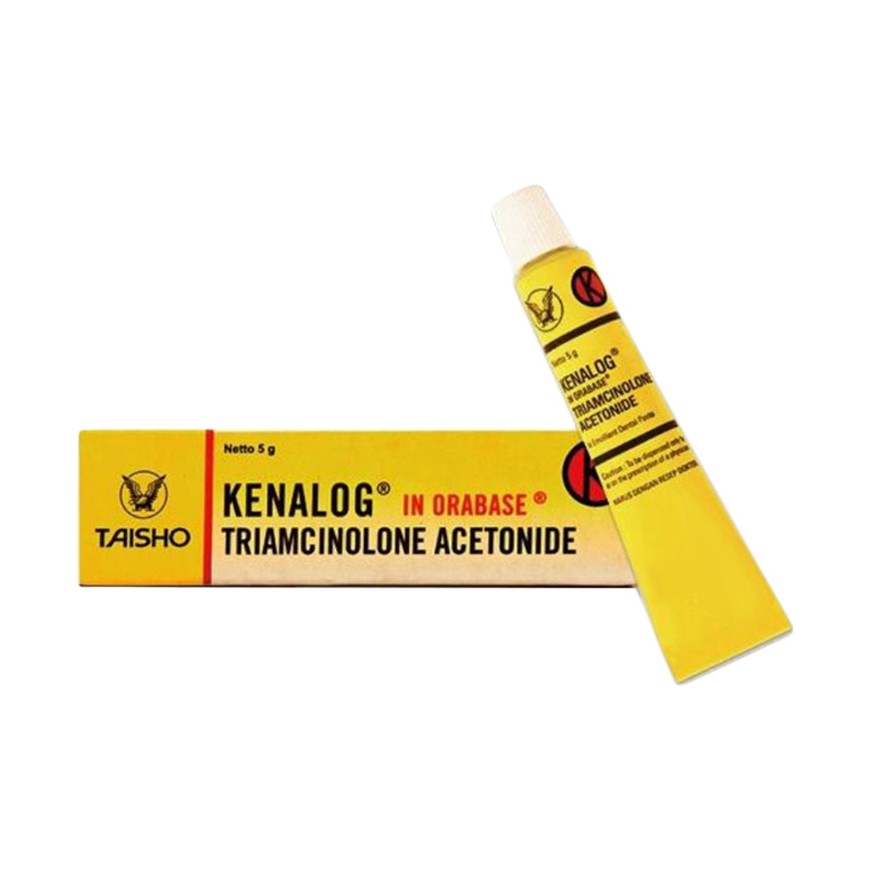Promo Kenalog In Orabase 0.1% Cream [5 G] Diskon 10% Di Seller Farmasi ...