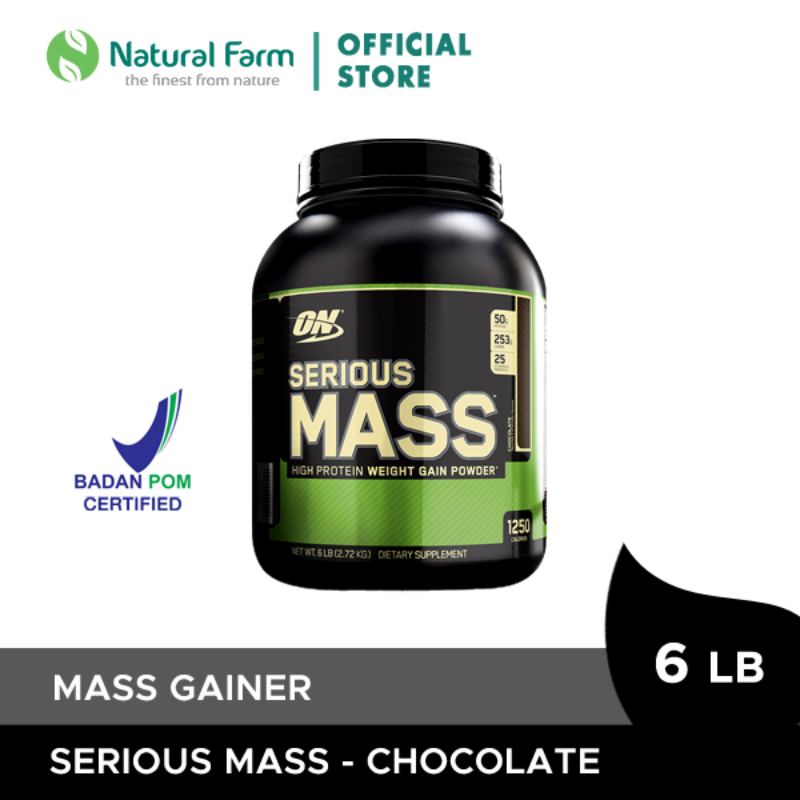 Promo Optimum Nutrition Serious Mass 6 Lb Chocolate Diskon 35% di ...