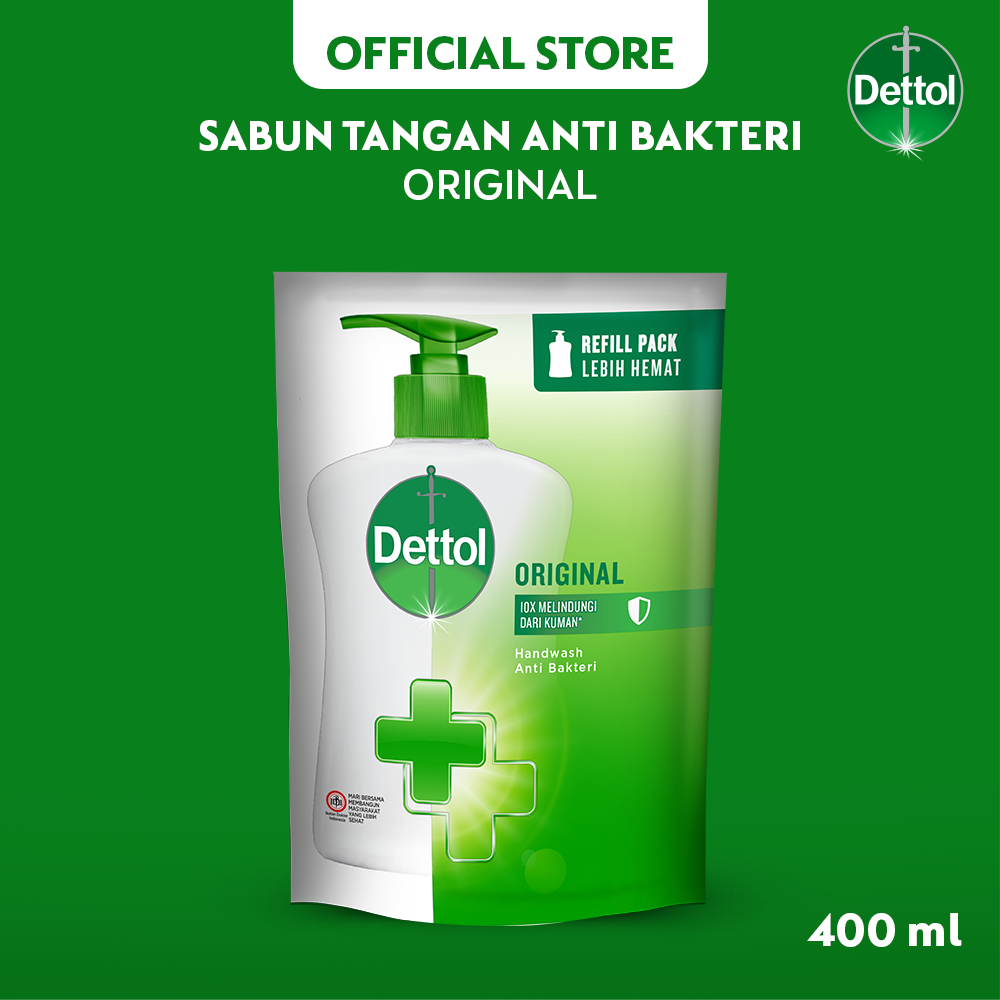 Jual Dettol Original Handwash Pouch Multipack [400ml-24 Pcs] Di Seller ...