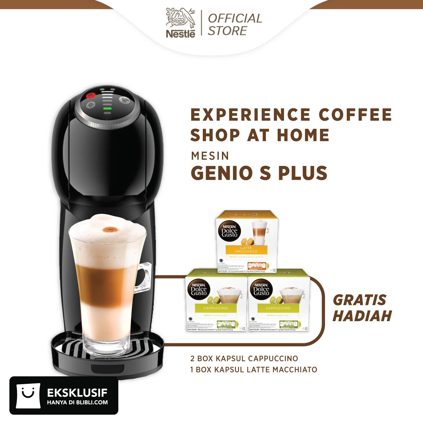 Jual Bopis Wsk - Nescafe Dolce Gusto Genio S Plus Automatic Mesin Kopi ...