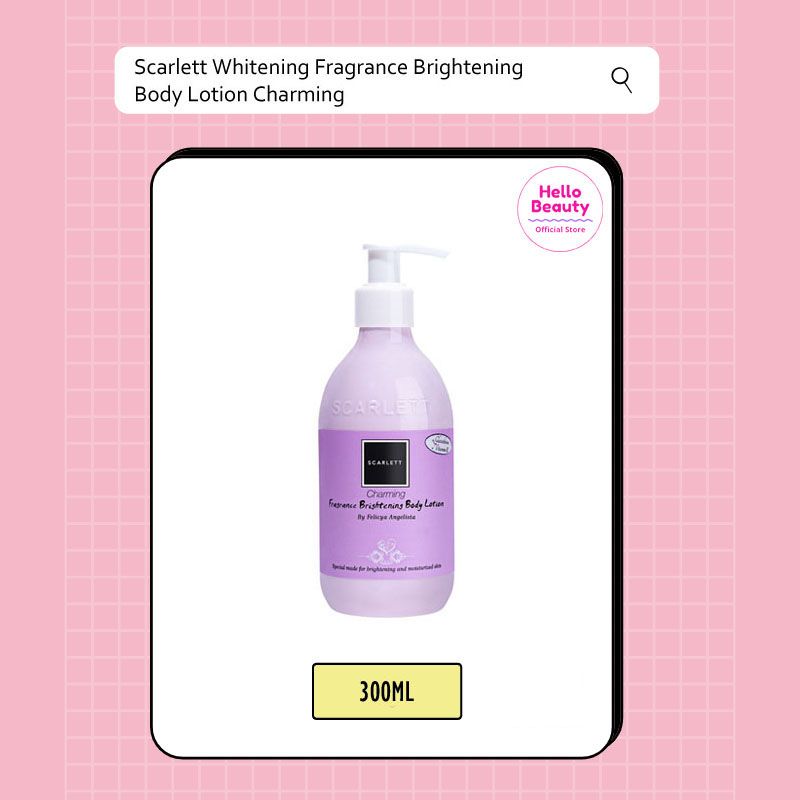 Jual Scarlett Charming Hand And Body Lotion Di Seller Hello Beauty ...