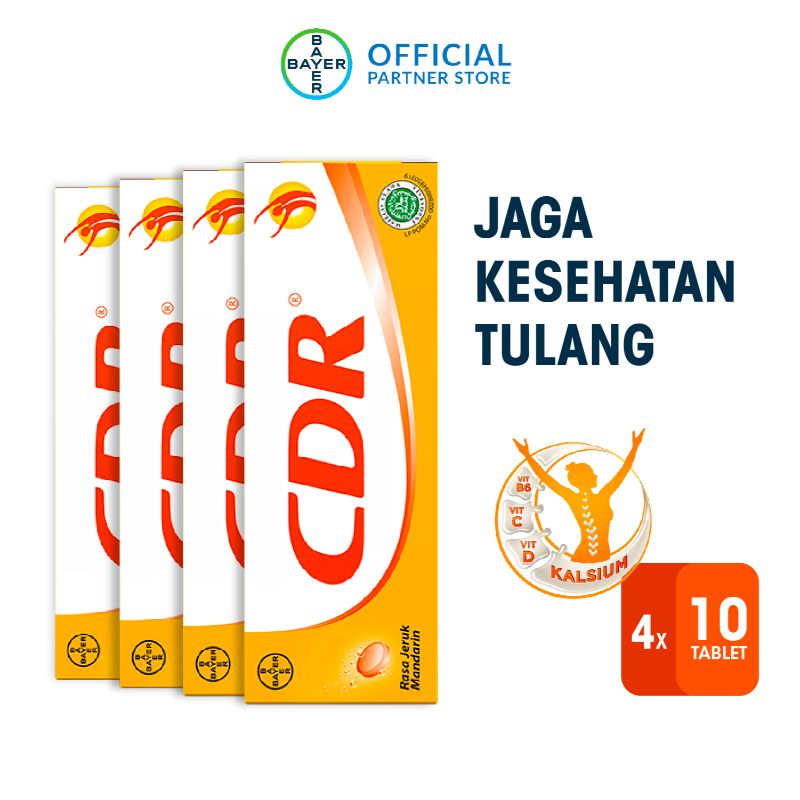 Jual Fs - Cdr Suplemen Kalsium Rasa Jeruk [40 Tablet] Di Seller Bayer ...