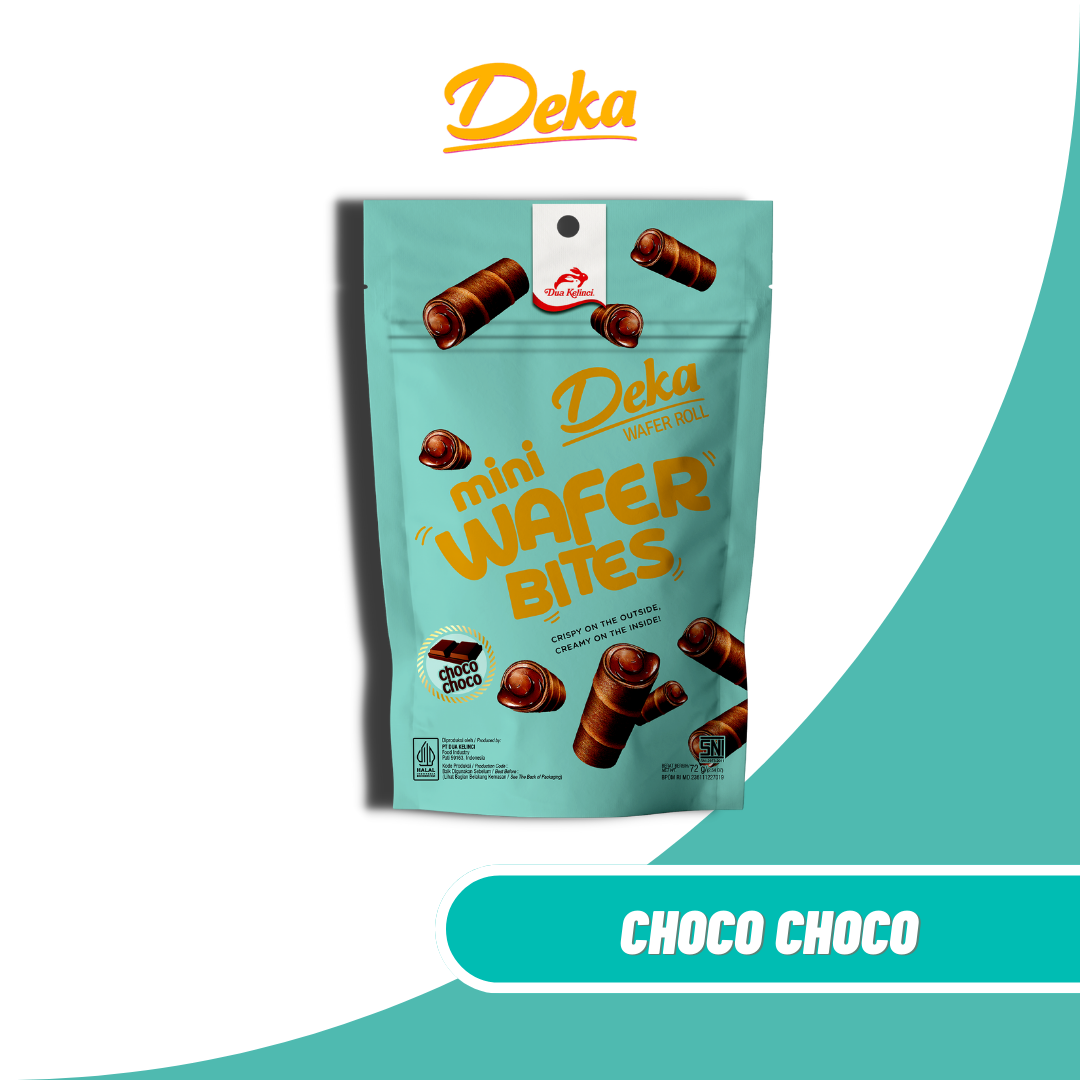 Promo DEKA Mini Wafer Bites - Choco 80 gr Diskon 5% di Seller Dua ...