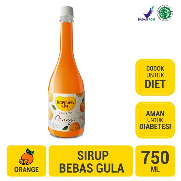 Jual Tropicana Slim Sirup Orange 750ml - Sirup Bebas Gula di Seller ...