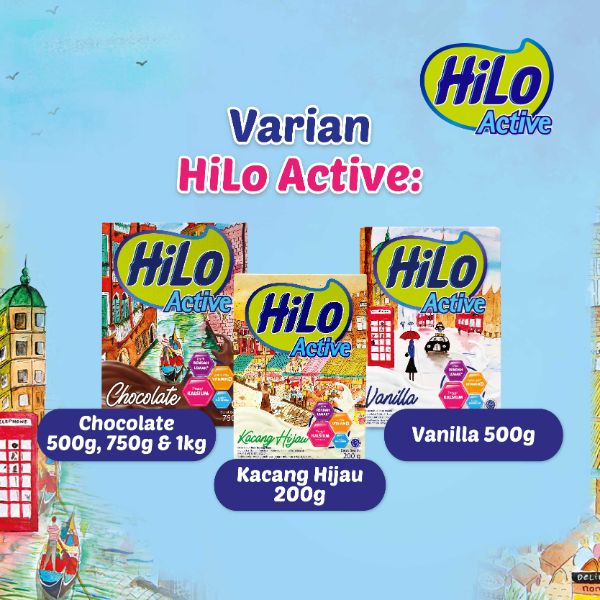 Promo HiLo Active Chocolate 750g - Susu Tinggi Kalsium Rendah Lemak ...
