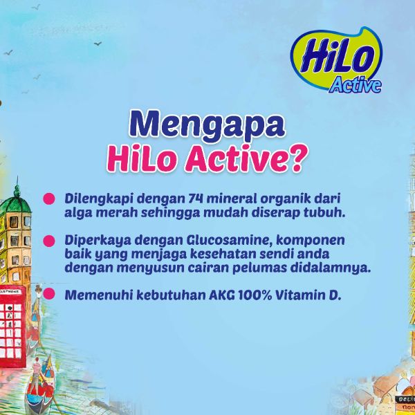 Jual Hilo Active Vanilla 500g - Susu Tinggi Kalsium Rendah Lemak Di ...