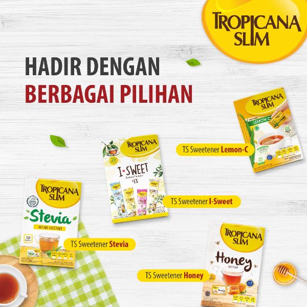 Promo Tropicana Slim Sweetener Classic 100 Sachet - Pemanis Untuk Bantu ...