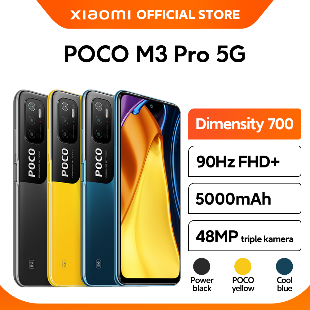 Jual Xiaomi Official Poco M3 Pro 5g 6 128gb Dimensity 700 Dual 5g 48mp Ai Triple Kamera Layar