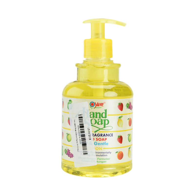 Promo Yuri Hand Soap Lemon Pump [410 mL] Diskon 11% di Seller Yuri ...