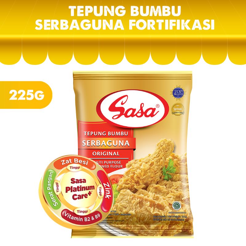 Promo Sasa Tepung Bumbu Serbaguna Fortifikasi Ori [210 g] Diskon 17% di ...