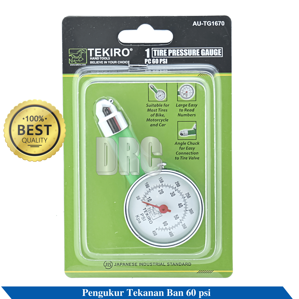 Promo Alat Pengukur Tekanan Angin Ban 60 PSI - Tekanan Angin Ban Bulat ...