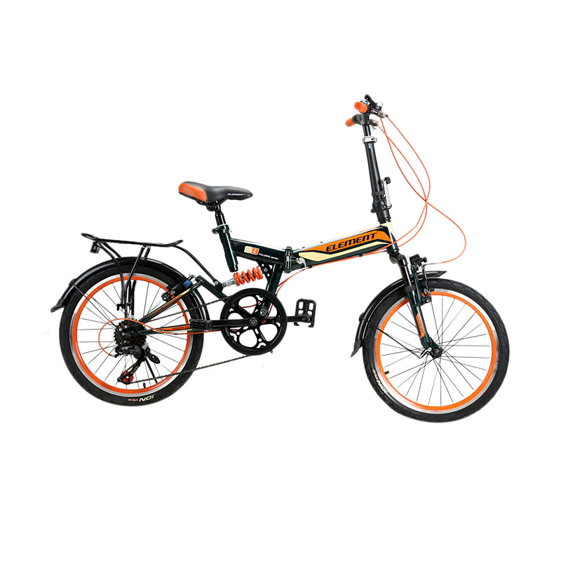 Jual Element Folding Element 69 Sepeda Lipat - Orange Kuning [frame ...