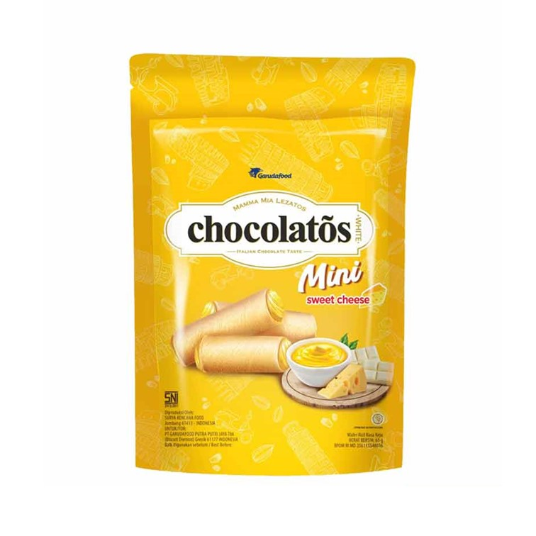 Jual Chocolatos Mini Wafer Roll Cheese 65 g di Seller Alfamart Click ...
