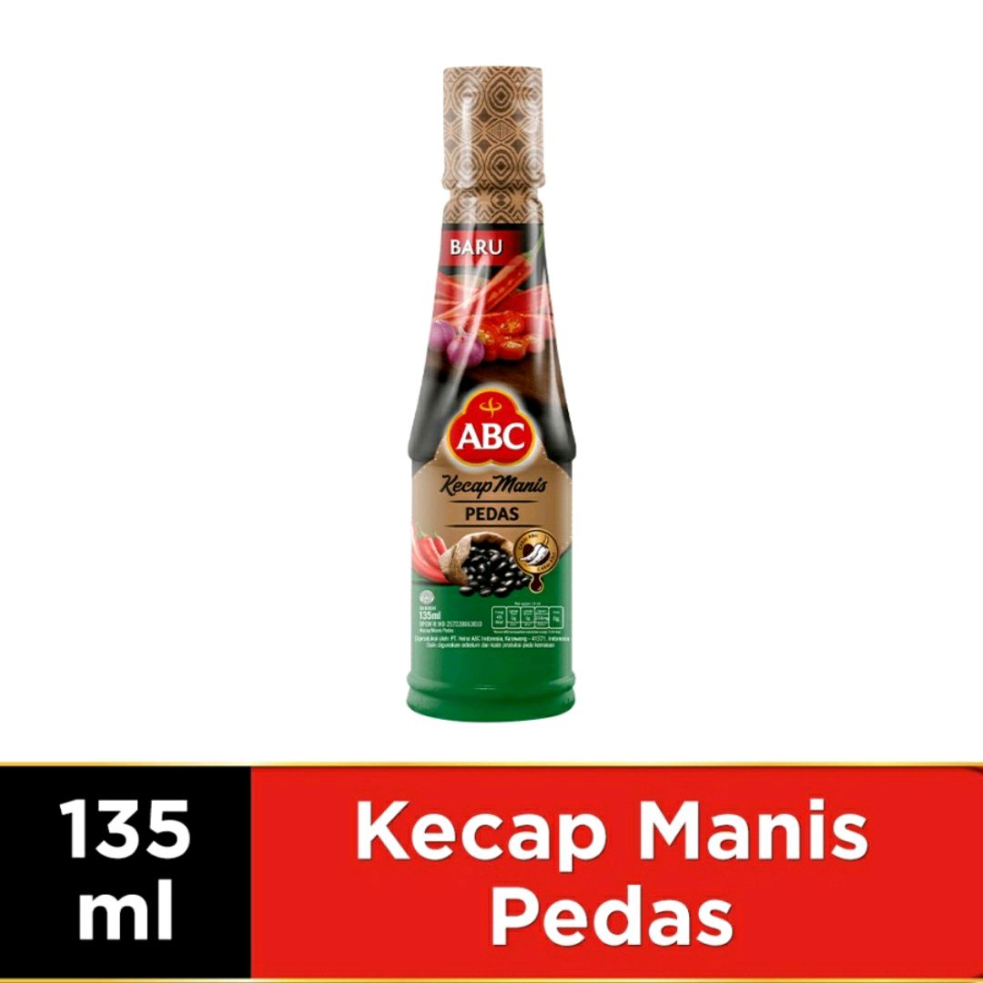 Jual KECAP MANIS PEDAS ABC 135ML BOTOL PLASTIK HOT SWEET SOY SAUCE ...