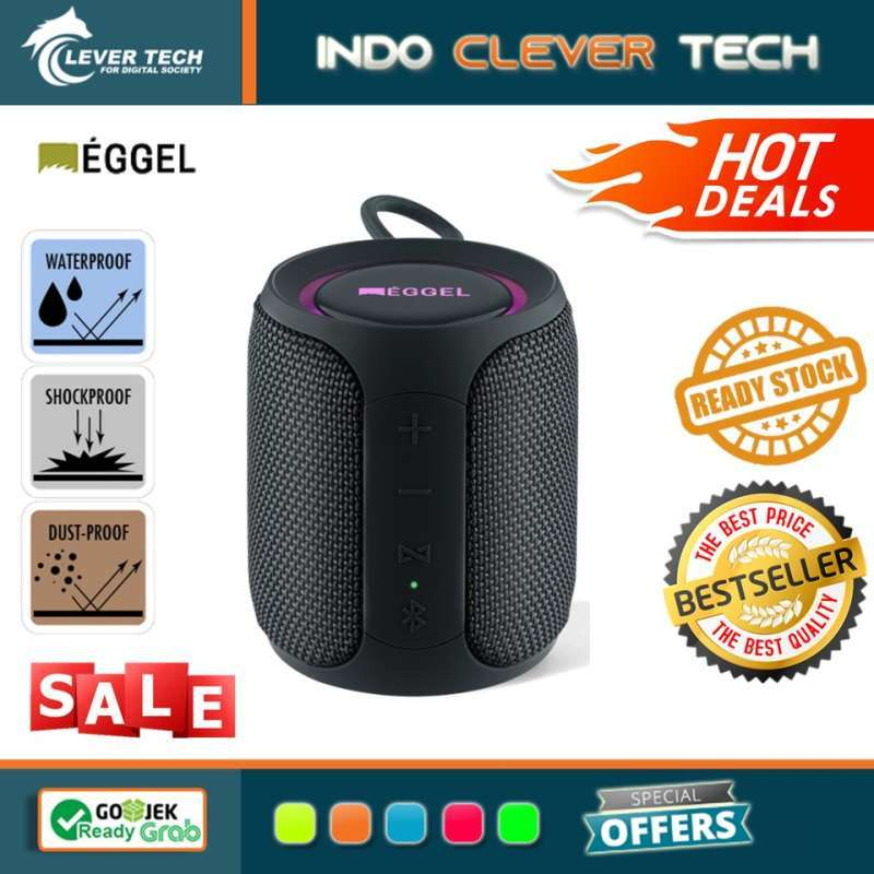 Promo Eggel Terra 3 Mini 360 Waterproof Portable Bluetooth Speaker ...