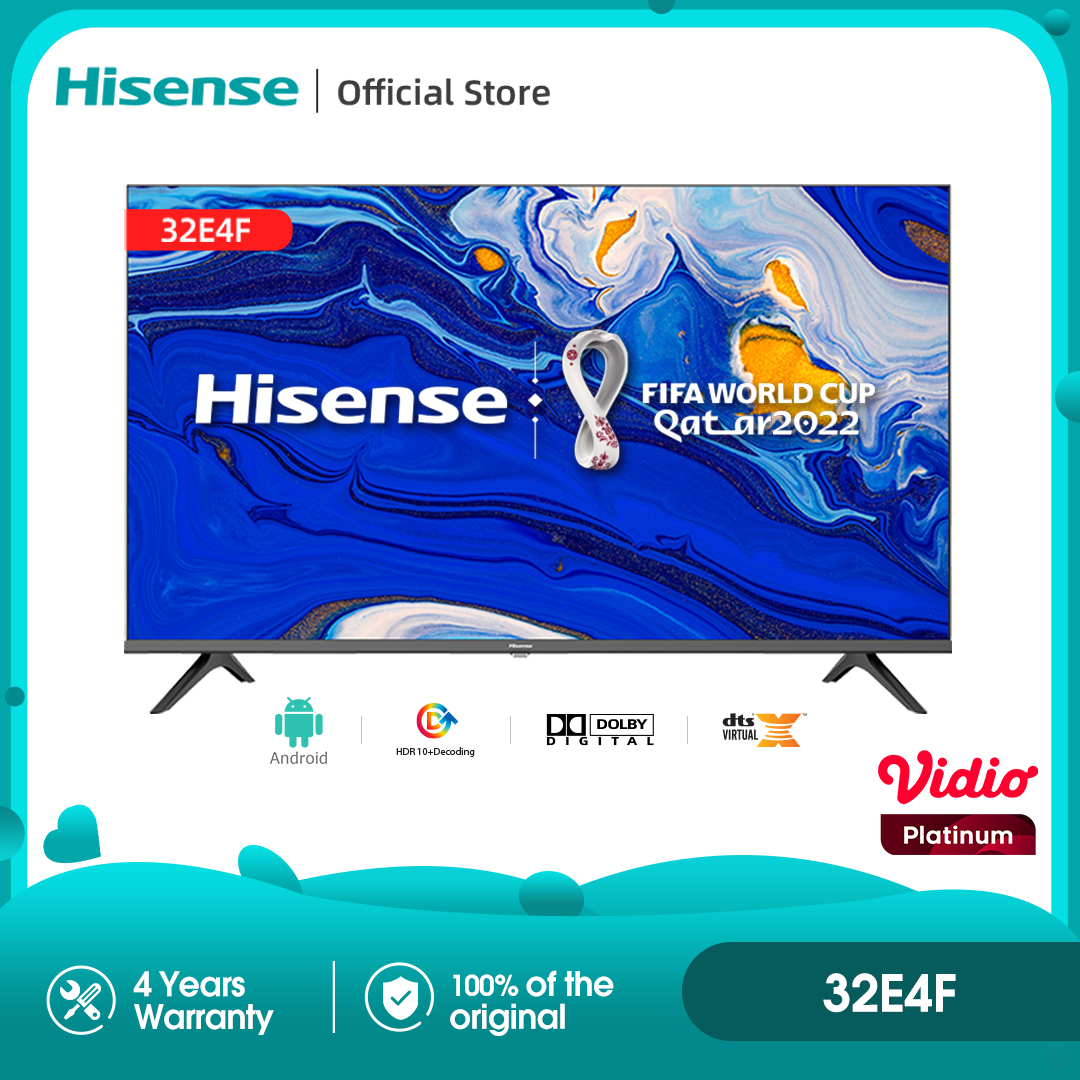 Promo Hisense 32 inch HD Android Smart TV-Bezellless Design-Dolby Audio ...