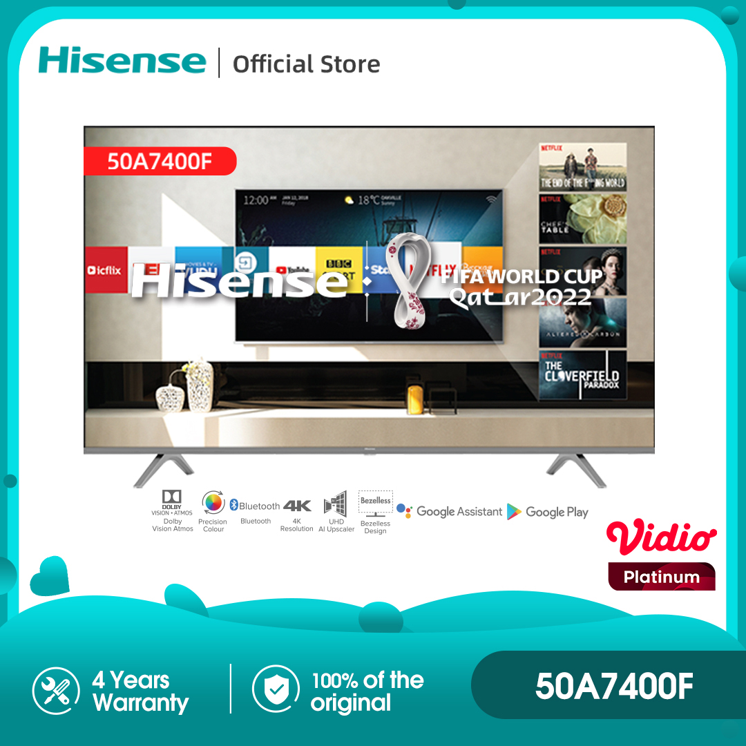 Jual Hisense 50 inch 4K UHD Android Smart TV - Precision Color - Dolby ...