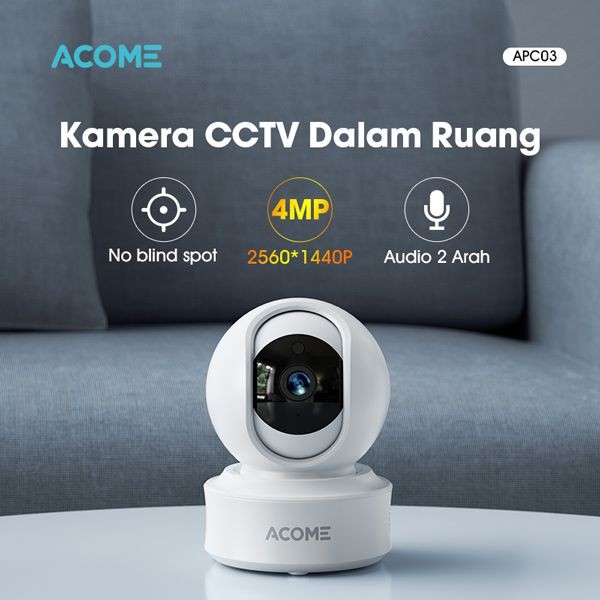 Promo Acome Smart IP Camera CCTV WiFi FHD 1080P 360 Smart Cam indoor ...