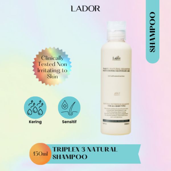Jual Lador Triplex 3 Natural Shampoo 150mL di Seller La'dor Indonesia Official Store - Gudang ...