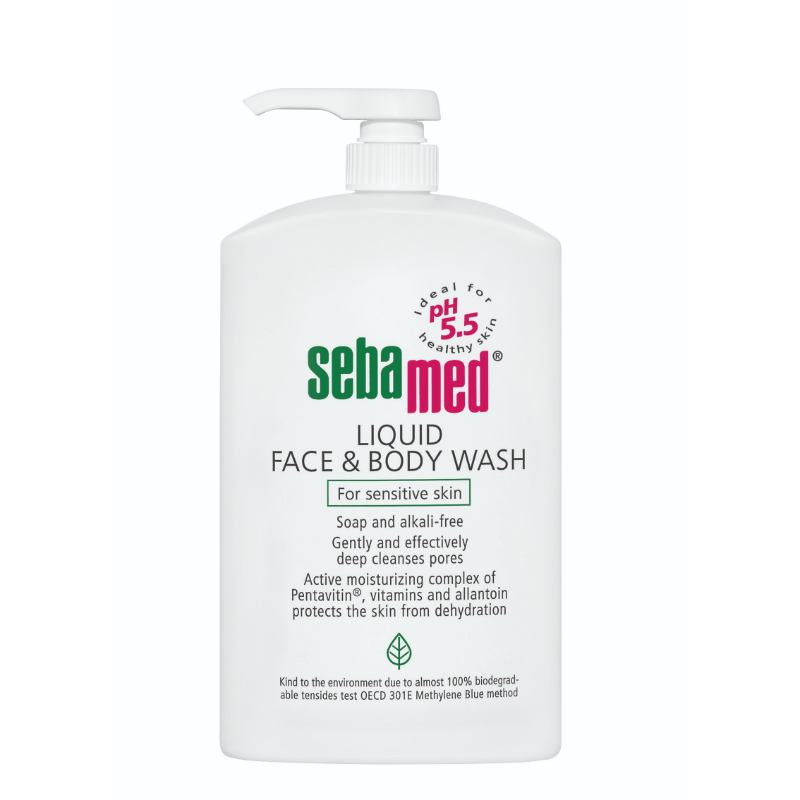 Promo Sebamed Liquid Face and Body Wash Sabun muka dan badan[1000 mL ...