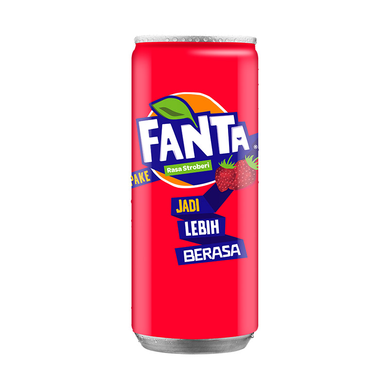 Jual Fanta Strawberry Slim Can Minuman Ringan [250 Ml] Di Seller Tambah ...