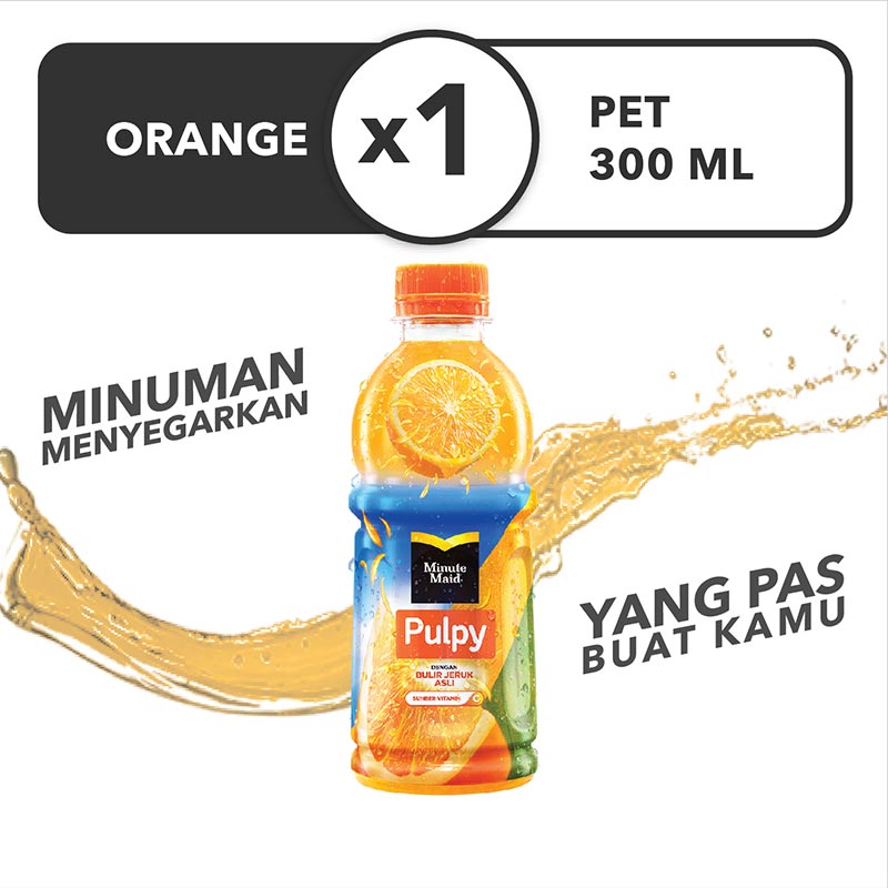 Promo Minute Maid Pulpy Orange Minuman [300 mL] di Seller Blibli.com ...