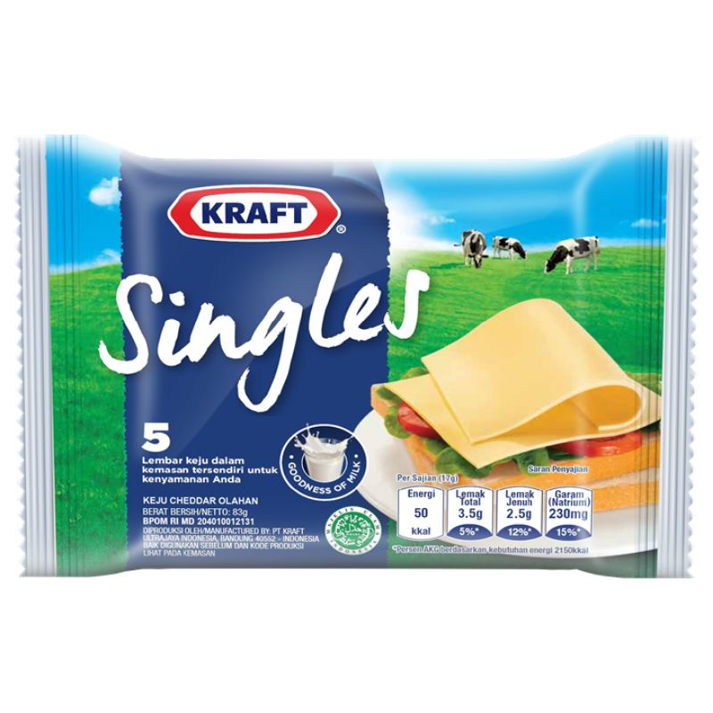 Jual KRAFT SINGLE SLICE PLAIN [5 PCS] di Seller Ranch Market Official ...