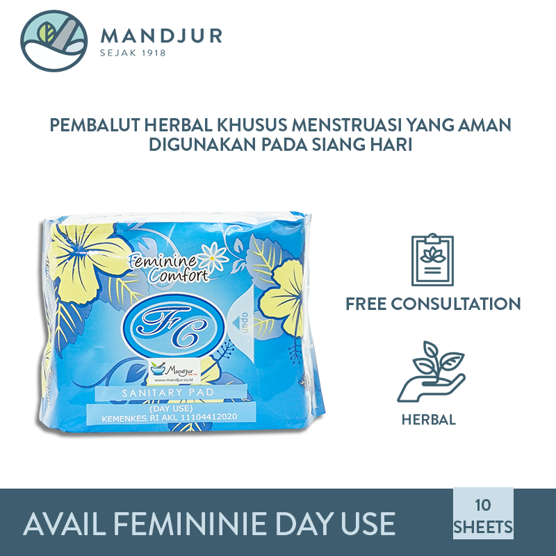 Jual Avail Feminine Comfort Day Use Pembalut Biru Di Seller Ten Store