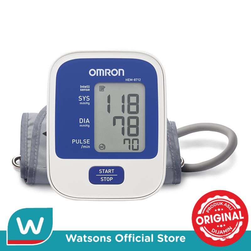 Jual OMRON Automatic Blood Pressure Monitor HEM 8712 Di Seller WATSONS jual-omron-automatic-blood-pressure-monitor-hem-8712-di-seller-watsons