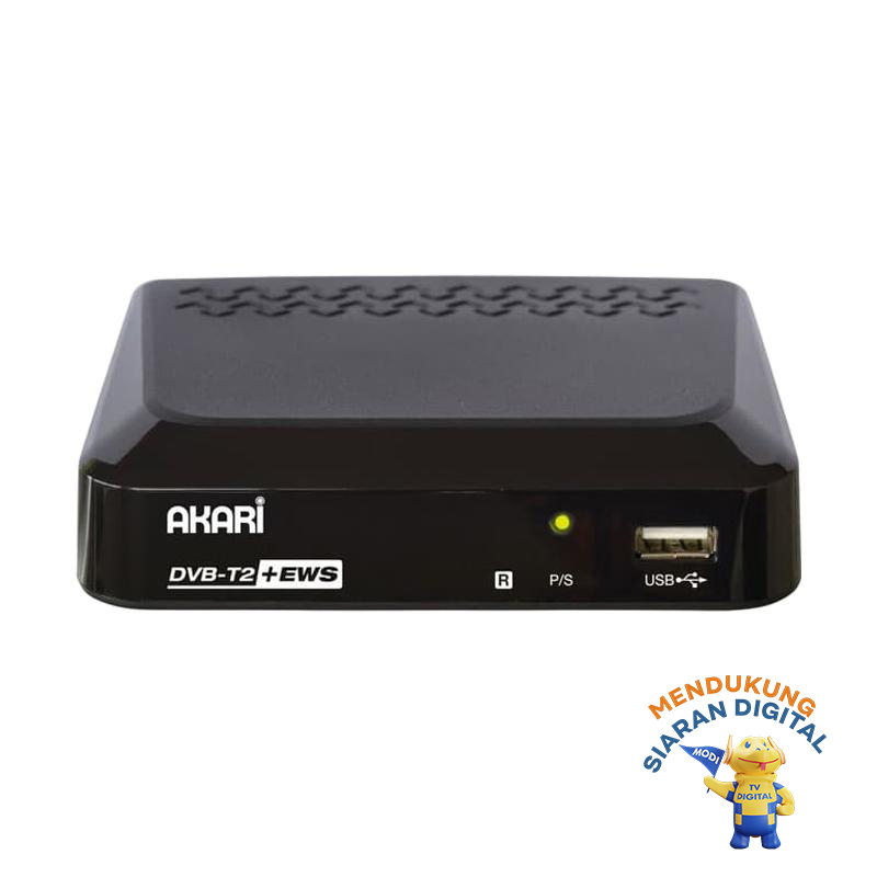 Jual Akari Set Top Box Dvb-t2 With Ews - Ads-210 Di Seller Station ...