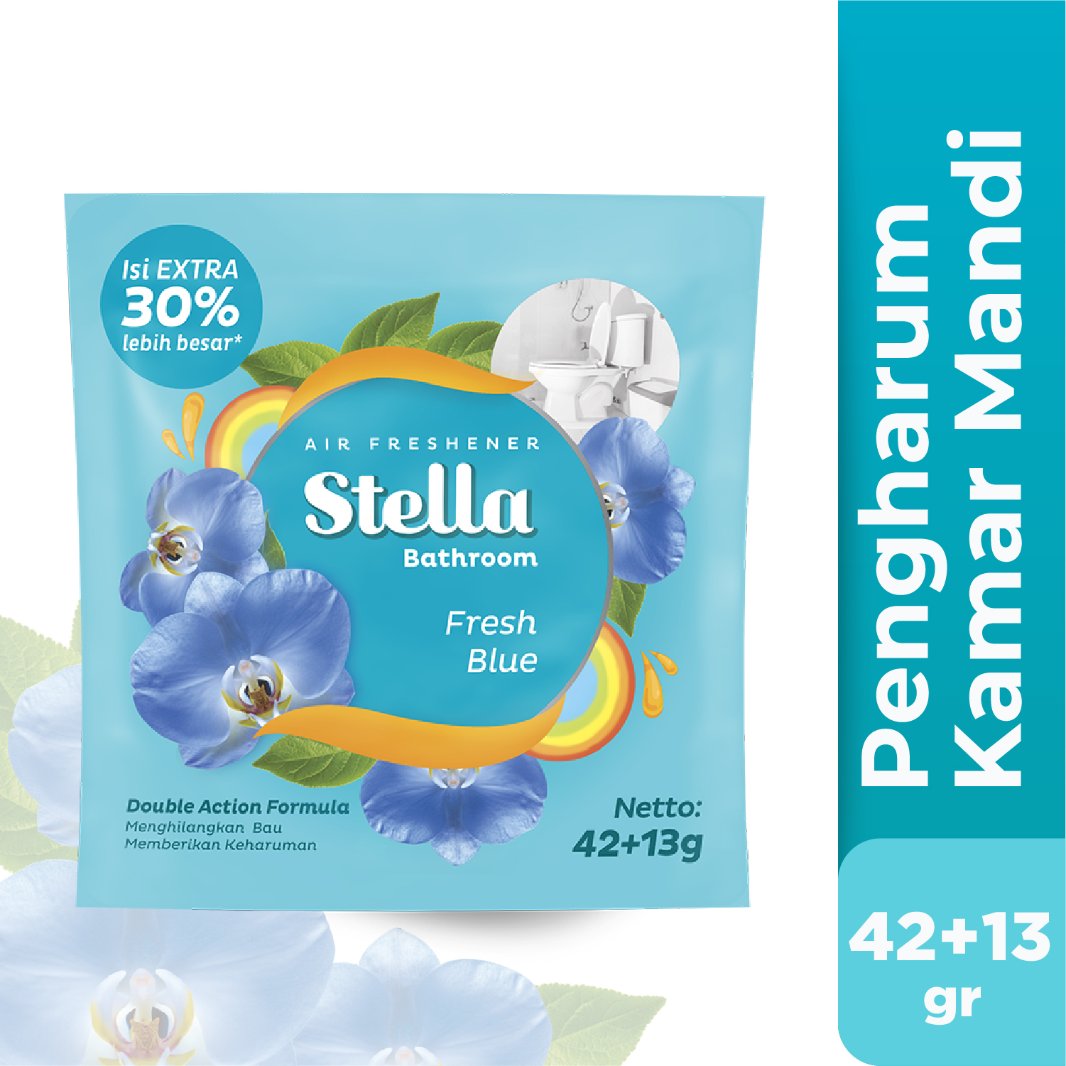 Jual Stella Bathroom Fresh Blue 42+13gr - Pengharum Kamar Mandi di ...