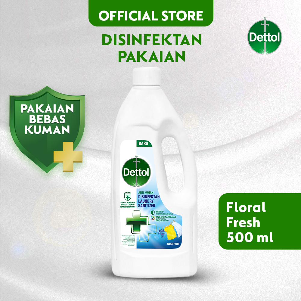 Jual Dettol Disinfectant Laundry Sanitizer Pembersih Pakaian [500 mL ...