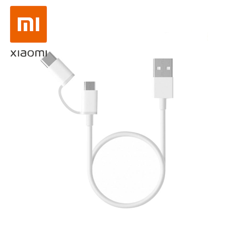 Jual Xiaomi Mi Micro USB to Type C 2in1 USB Kabel Data [100 cm/ O ...