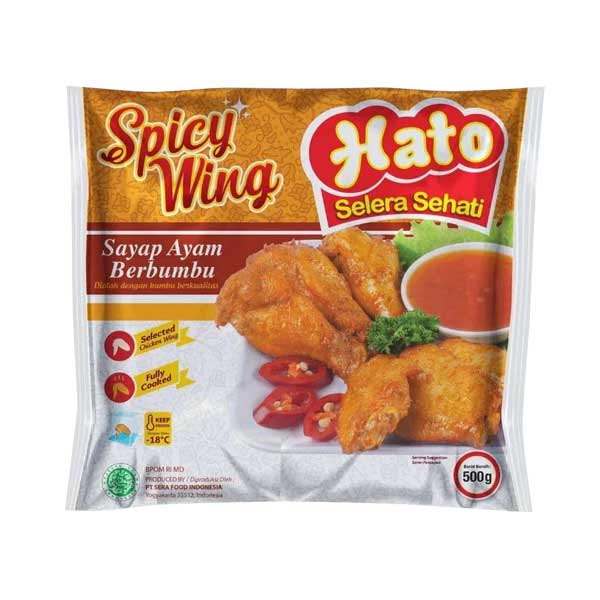 Jual HATO CHICKEN SPICY WING 500 GR di Seller Foodmart Ambon Official ...