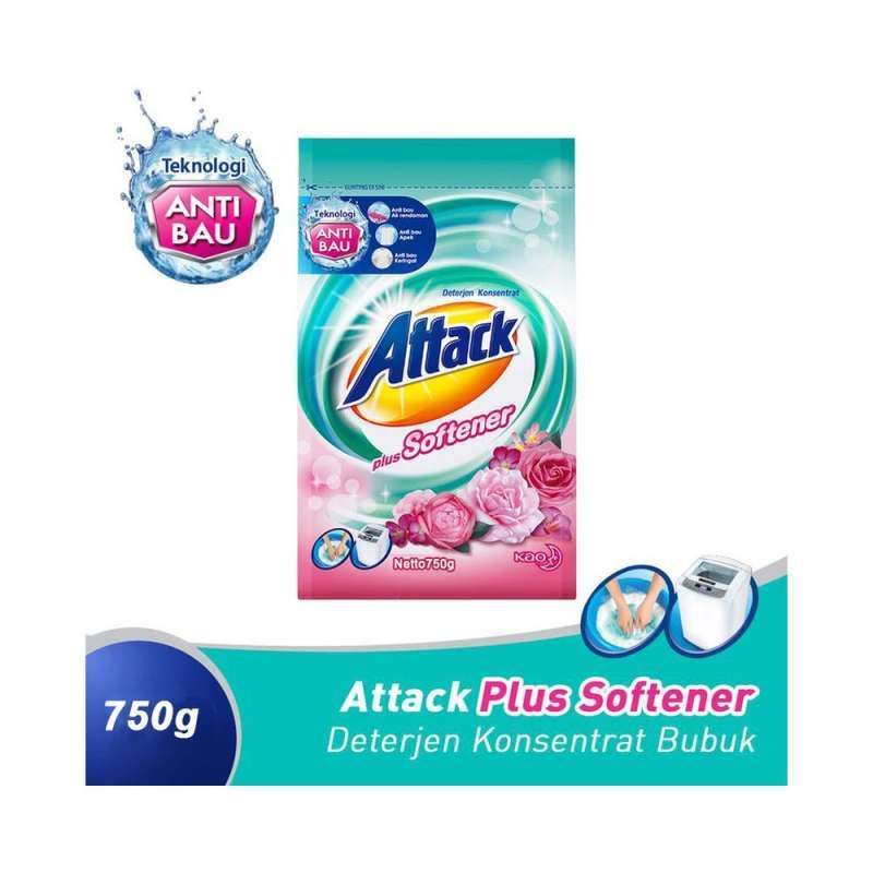 Promo Medan - Attack Plus Softener Deterjen [750 G] Diskon 23% Di ...