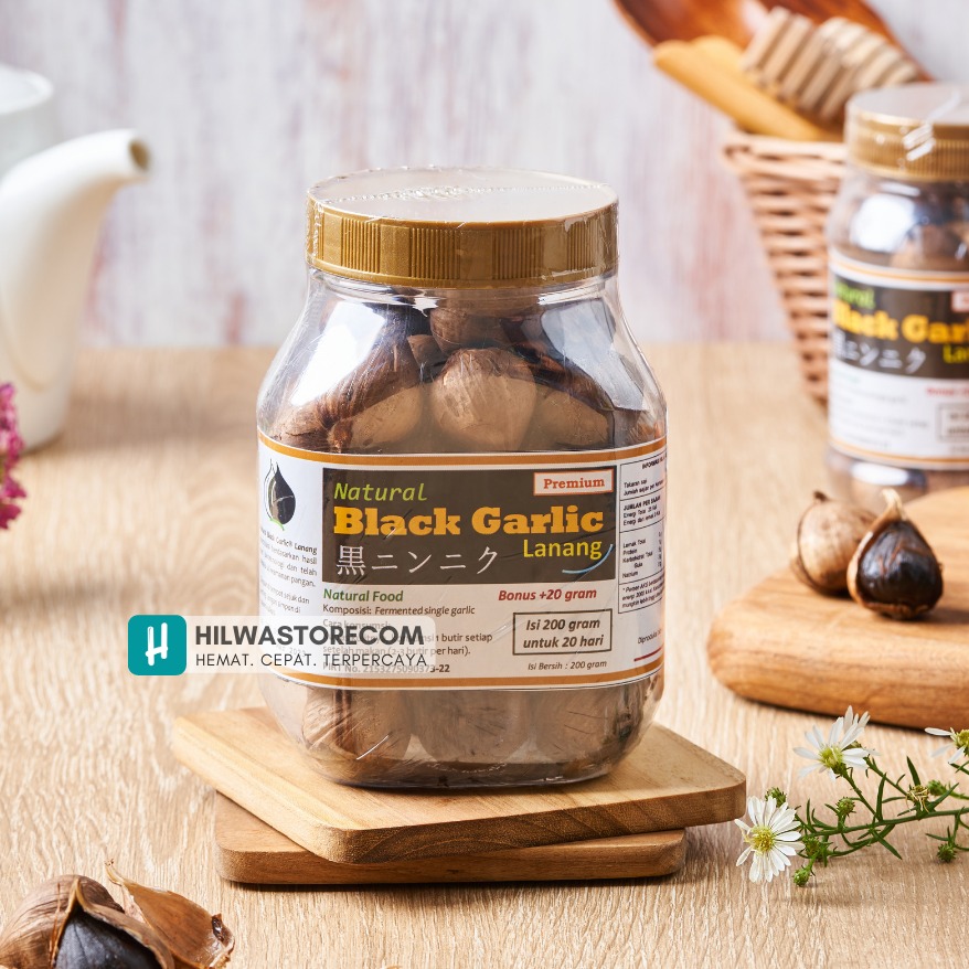 Promo BLACK GARLIC BPPT PREMIUM 200 GRAM BAWANG HITAM LANANG TUNGGAL ORIGINAL GARLIK INDONESIA ...