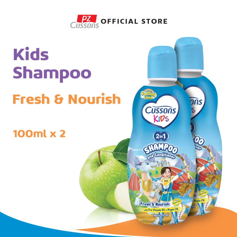 Promo Cussons Kids Shampoo Fresh & Nourish [100ml/Twinpack] Diskon 4% ...