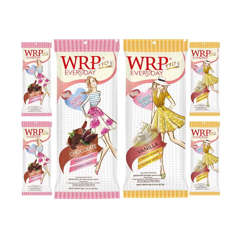 Jual FS - WRP Low Fat Milk Chocolate & Vanilla Suplemen [6 pcs/ 60 g ...