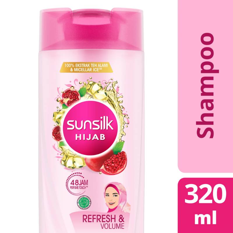 Jual SUNSILK Hijab Refresh & Volume Shampoo [340 mL] di Seller Halwa ...
