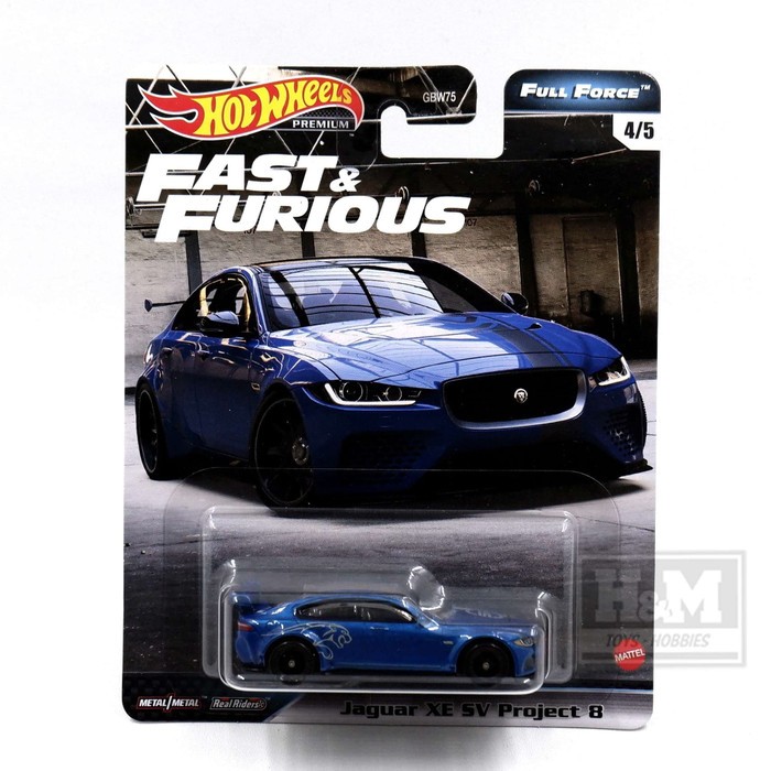 Promo Hot Wheels Fast & Furious Jaguar XE SV Project 8 GBW75 Diskon 39% ...