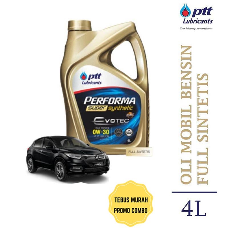 Jual PTT Lubricants Performa Super Synthetic SAE 0W30 [4L] Oli Mobil ...
